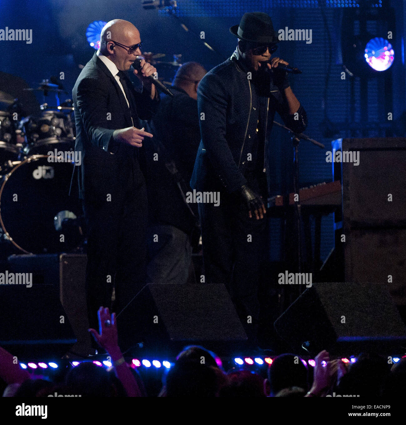 Hollywood, California, USA. 11th Nov, 2014. Miami Rapper PITBULL ...