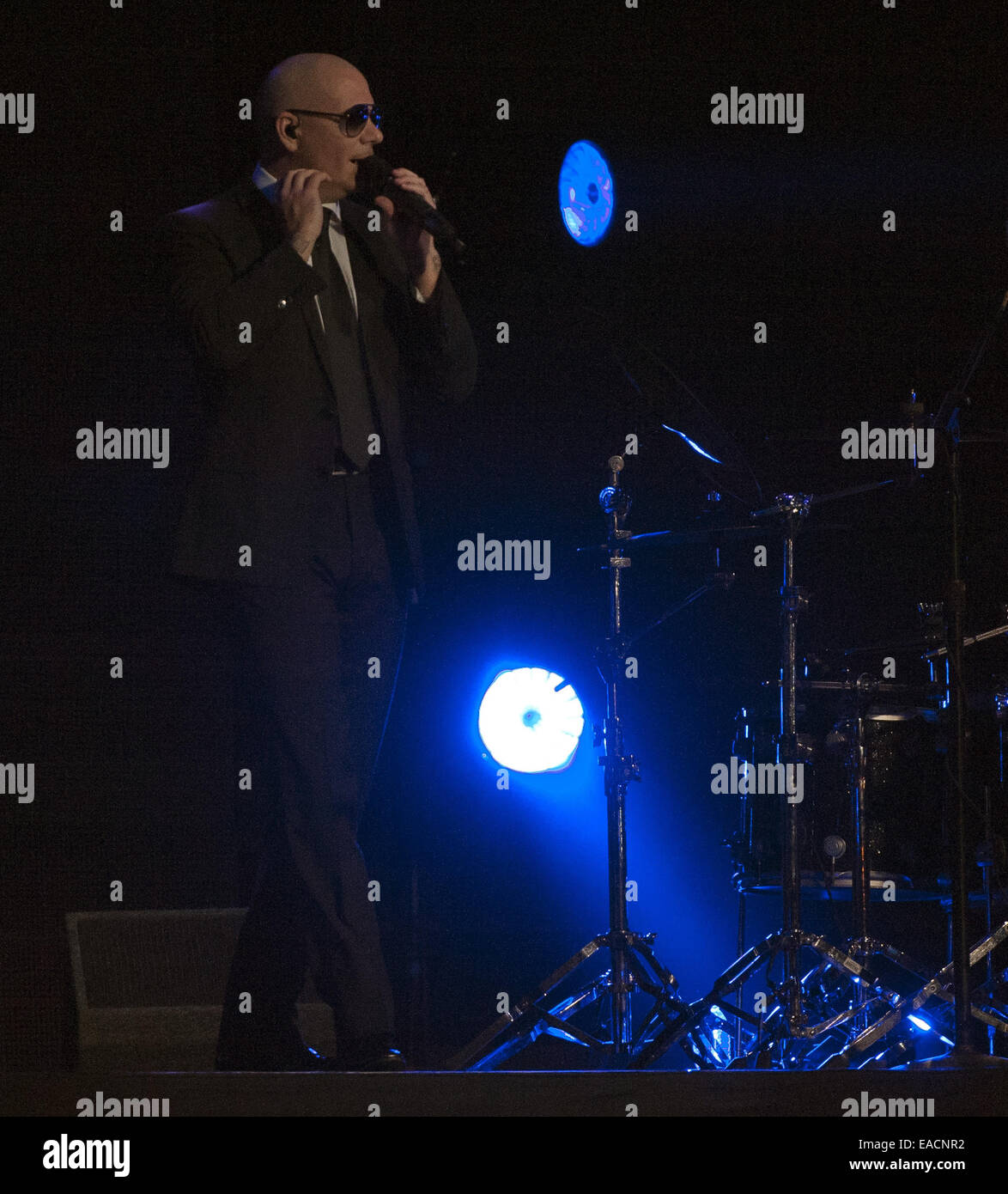 Hollywood, California, USA. 11th Nov, 2014. Miami Rapper PITBULL ...