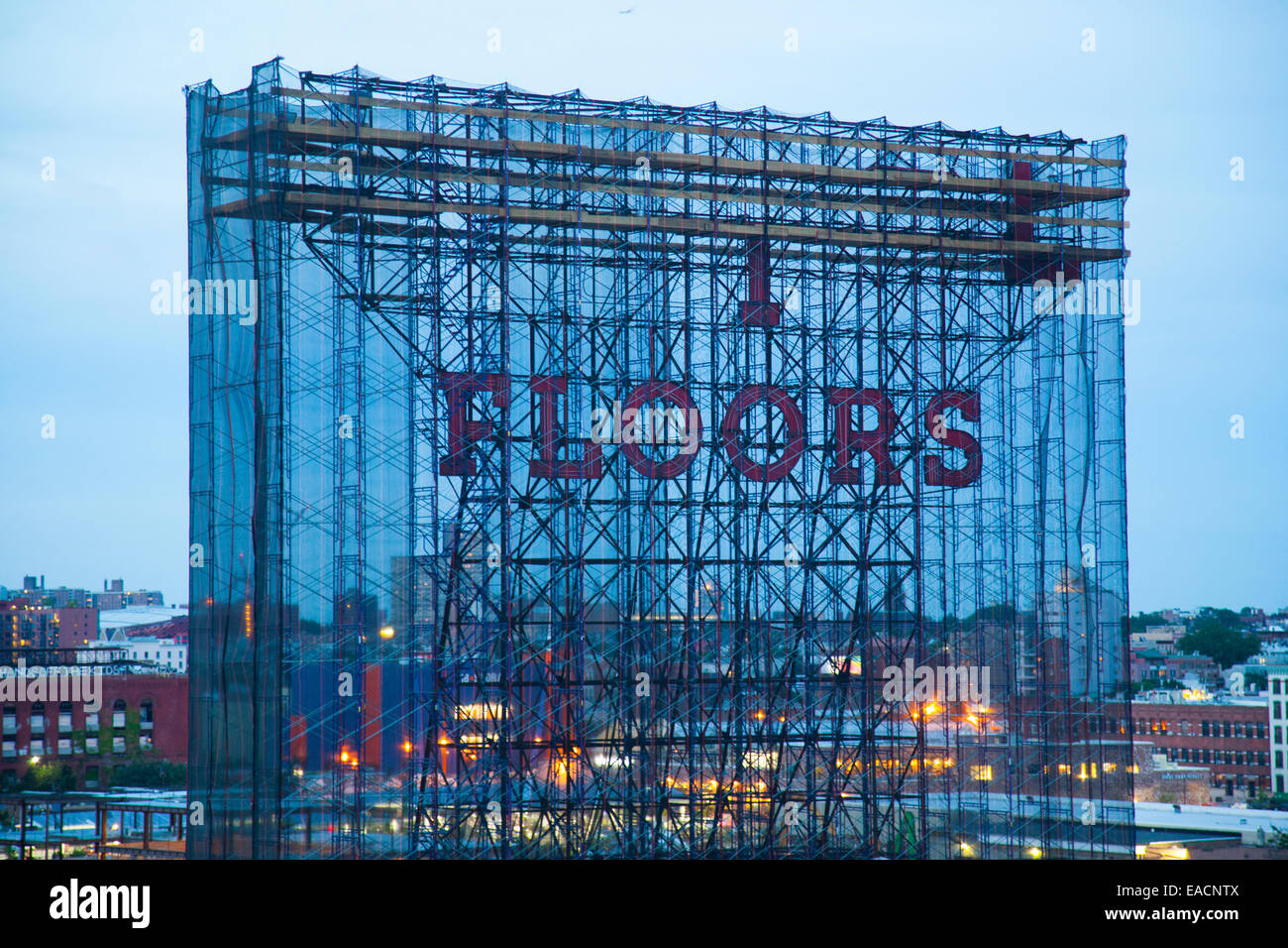Kentile floors sign in Brooklyn New York Stock Photo - Alamy