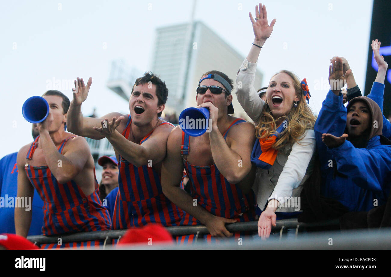 Nov 1, 2014 - Jacksonville, Florida, U.S. - Florida Gators fans ...