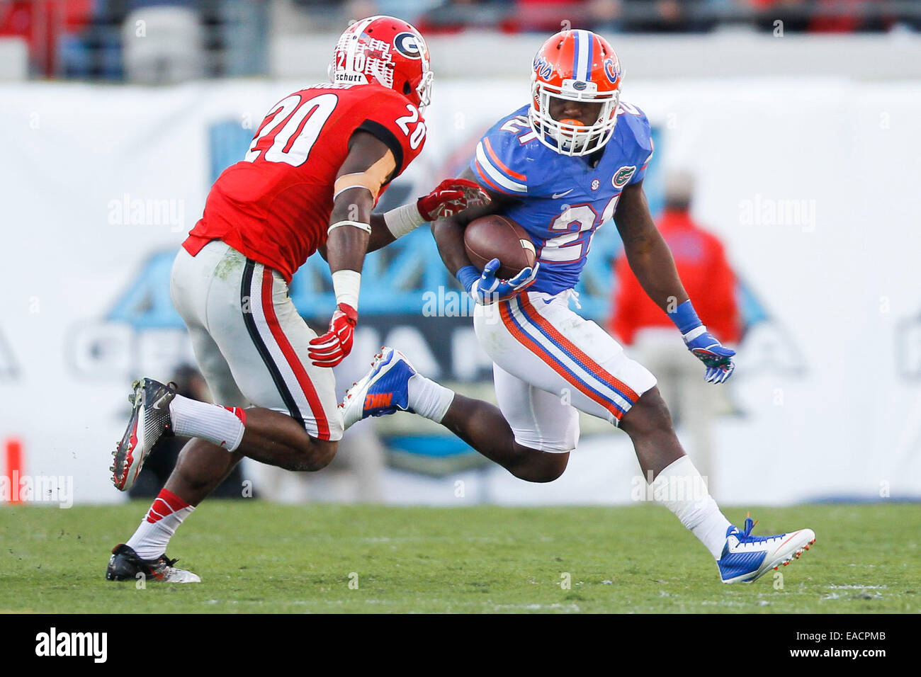 Nov 1, 2014 - Jacksonville, Florida, U.S. - Florida Gators running back ...