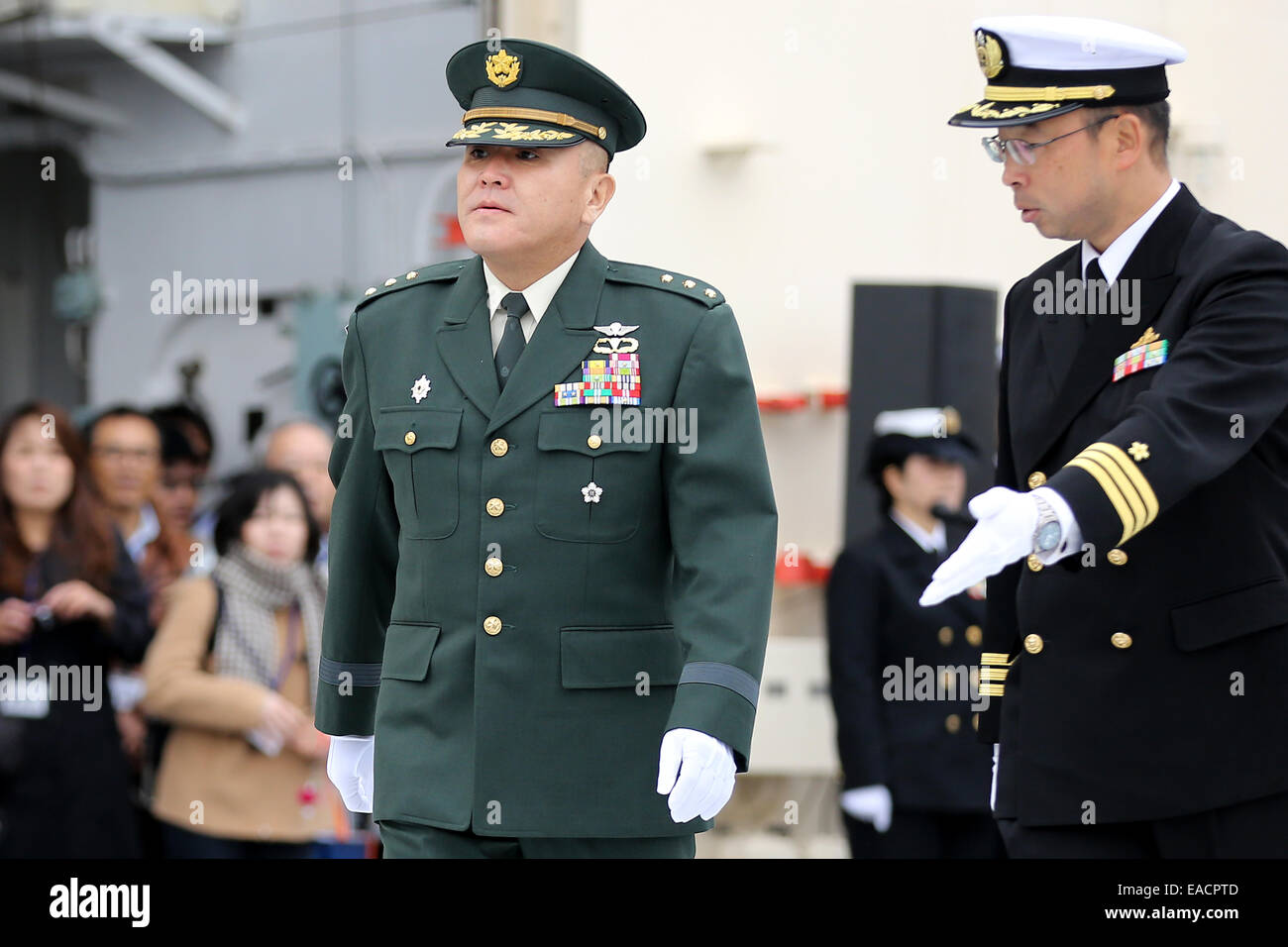Tokyo, Japan. 11th Nov, 2014. Lieutenant General Toshiya Okabe, Vice ...