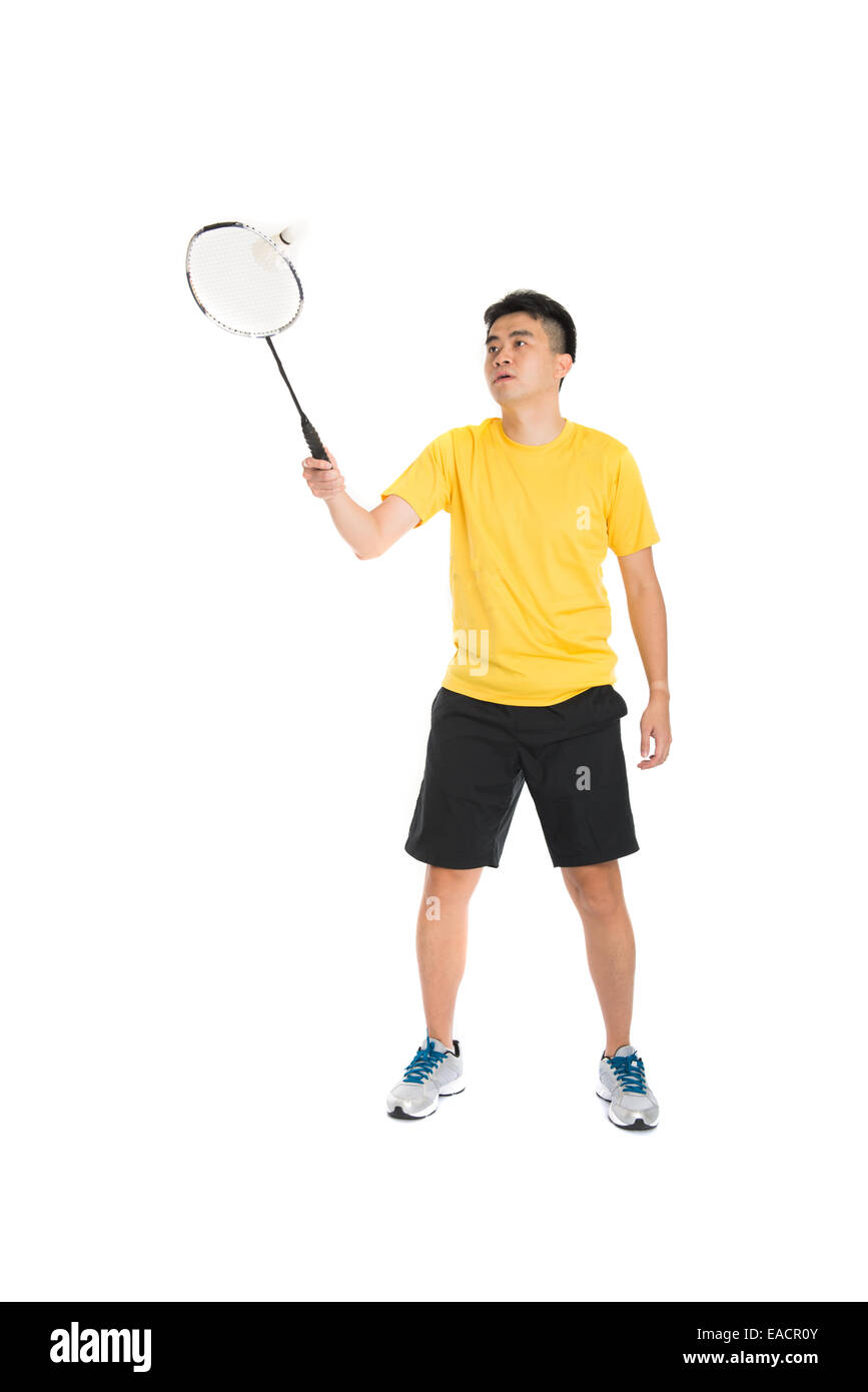 asian male chinese badminton player Stock Photo - Alamy