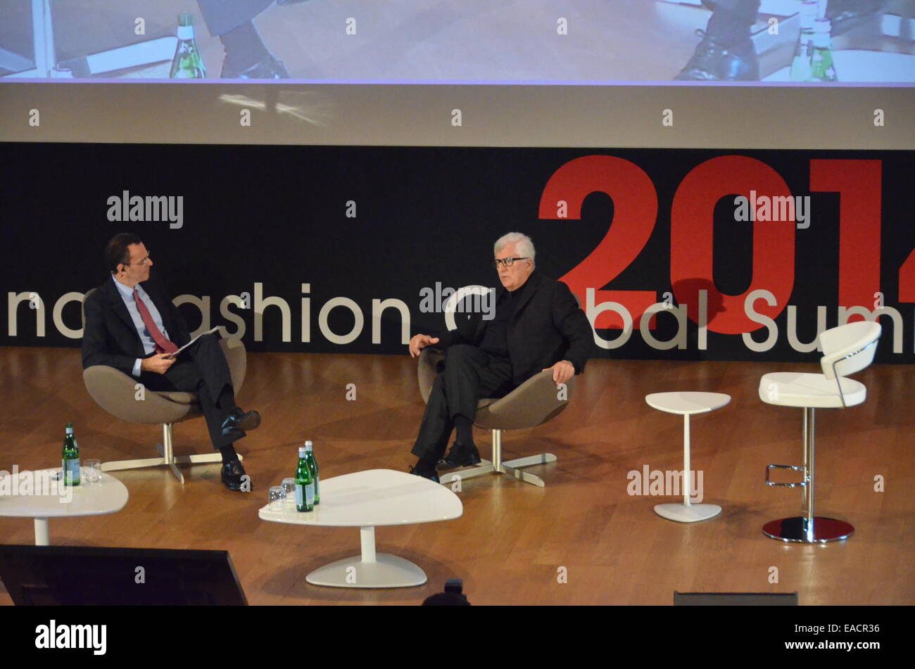 Milan, Italy. 11th Nov, 2014. Prada chief executive officer Patrizio ...