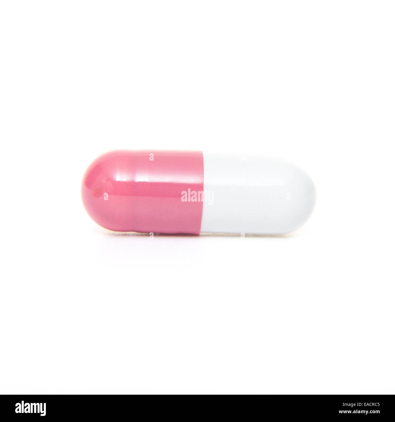 Single pill. All on white background Stock Photo - Alamy
