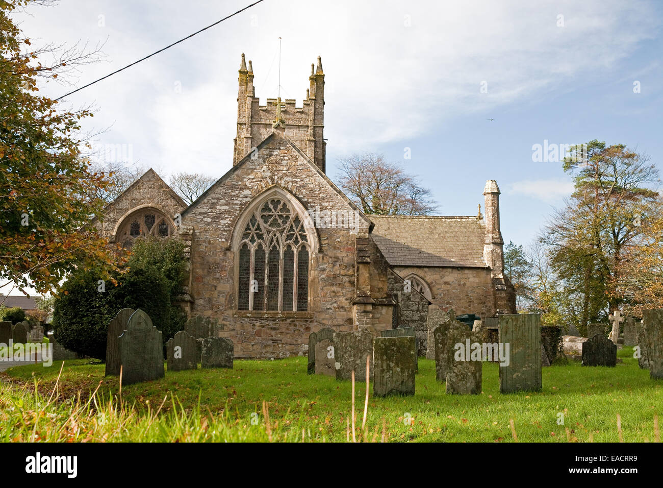 Parish church in Callington Cornwall Stock Photo - Alamy