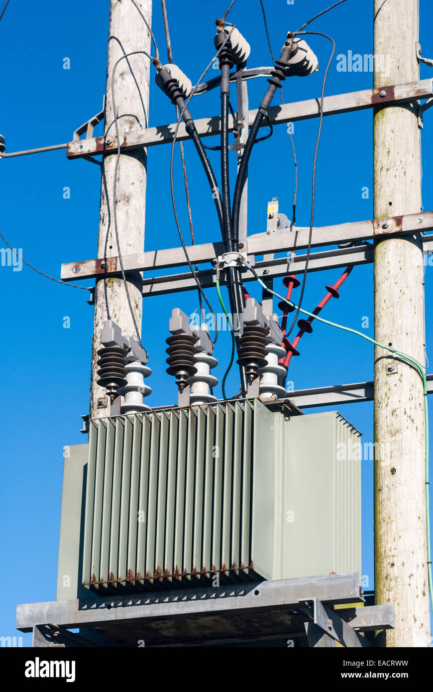 Electricity sub station Stock Photo - Alamy