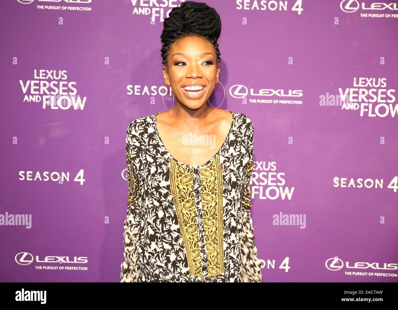 Lexus Verses and Flow event at Siren Studios Featuring: Brandy Norwood Where: Los Angeles ...