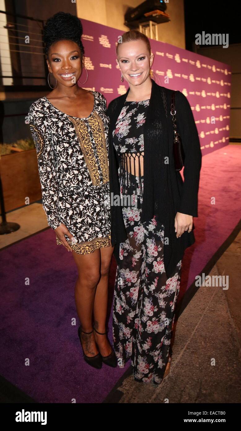 Lexus Verses and Flow event at Siren Studios Featuring: Brandy Norwood,Caitlin O'Connor Where ...