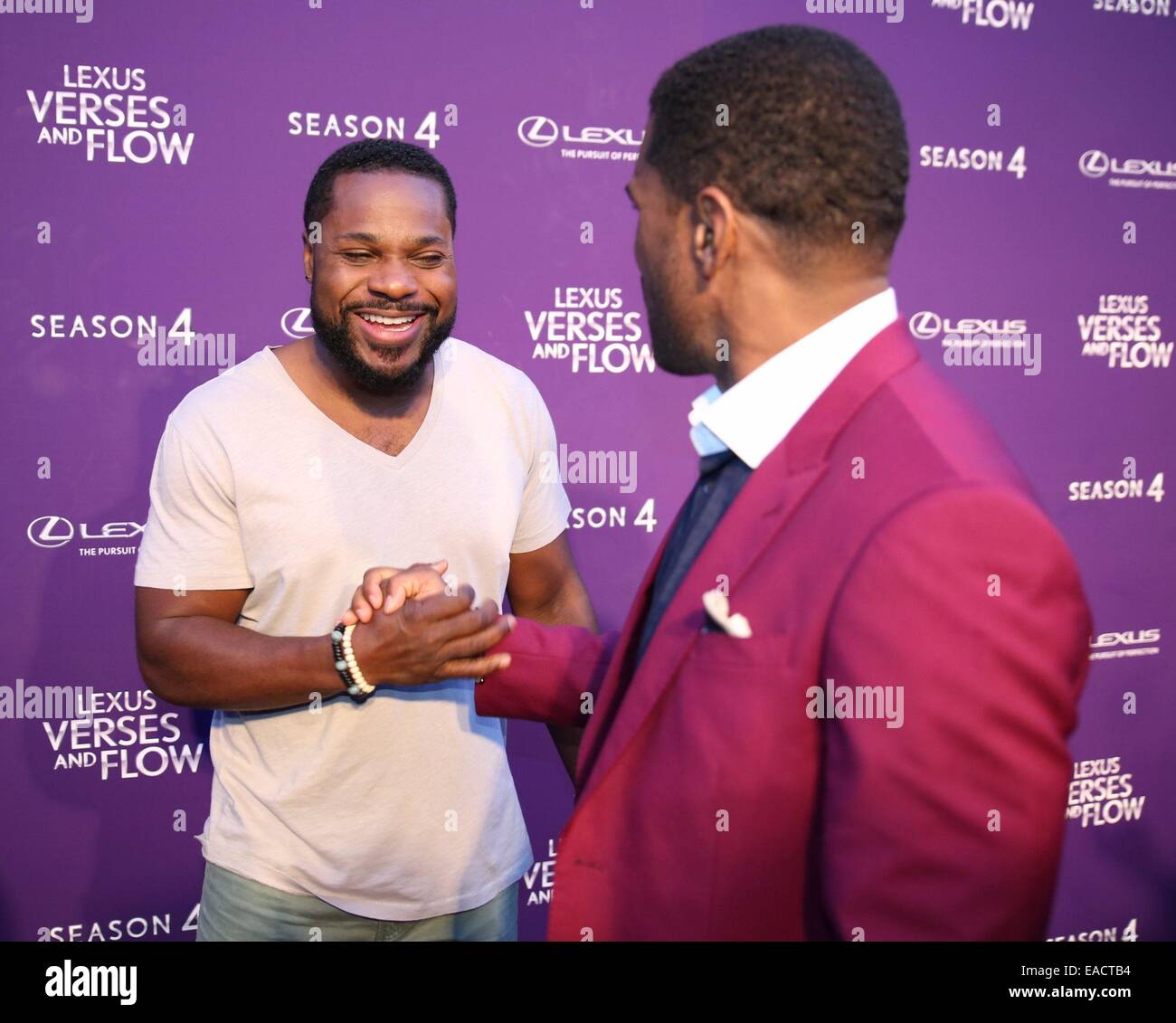 Lexus Verses and Flow event at Siren Studios Featuring: malcolm jamal ...
