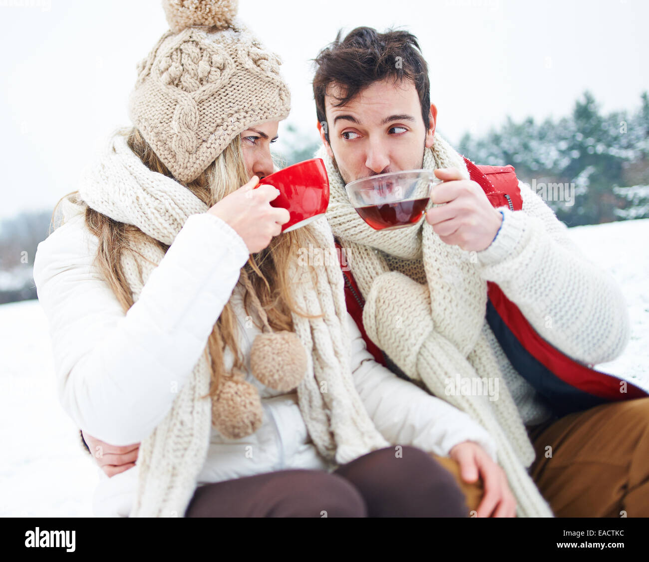 Tea couple hi-res stock photography and images - Alamy