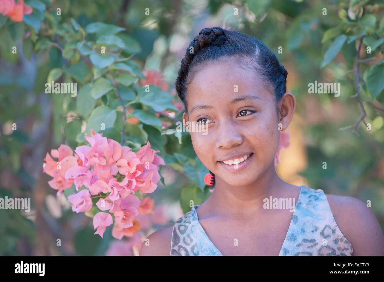Malagasy Girl (15-16 years), Morondava, Toliara province, Madagascar ...