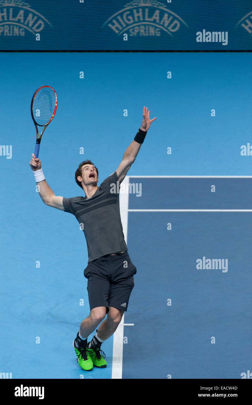 O2 arena, London, UK. 11th November, 2014. Barclays ATP round robin ...