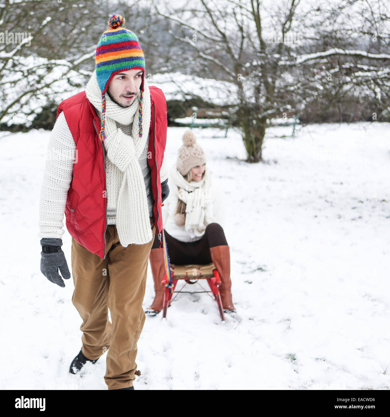Sledding hi-res stock photography and images - Alamy