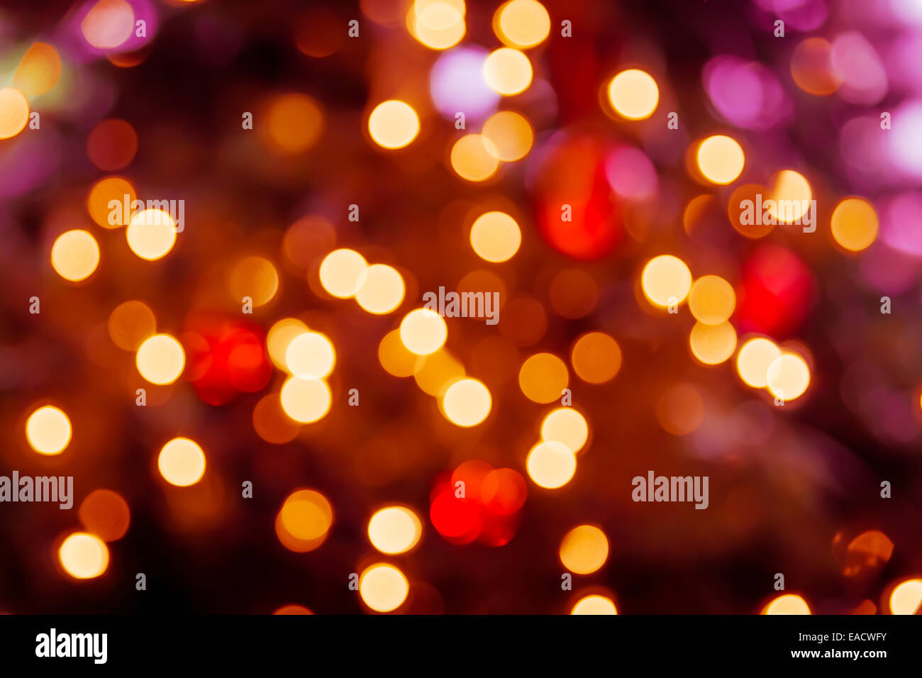 Christmas Lights Red Bokeh Stock Photo - Alamy