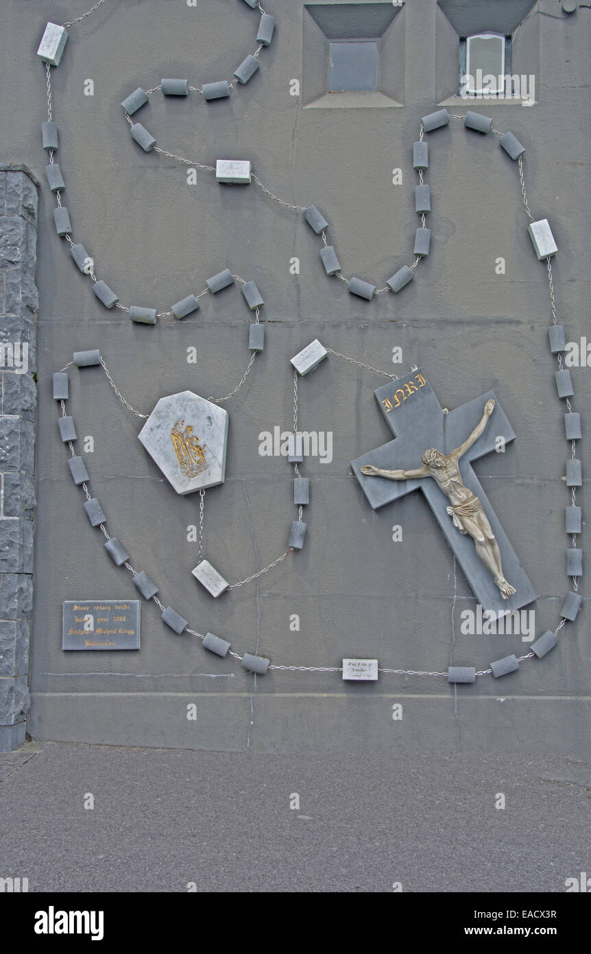 EIRE; MAYO; KNOCK; SHRINE; STONE RELIEF CATHOLIC ARTIFACTS BY MICHAEL ...