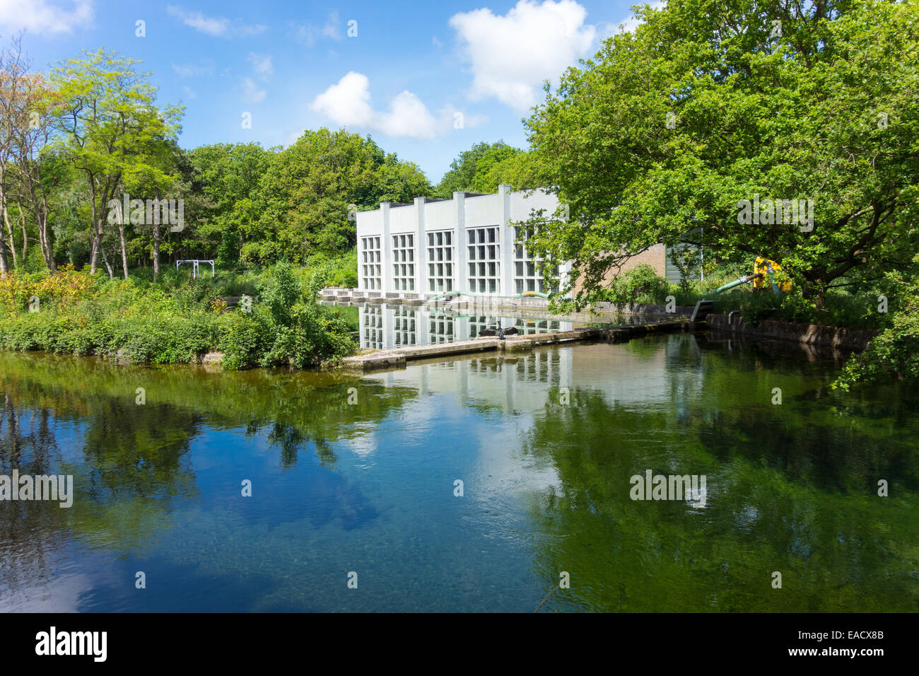 Start of the Amsterdam Water Supply Dunes treatmet plant. Water from ...