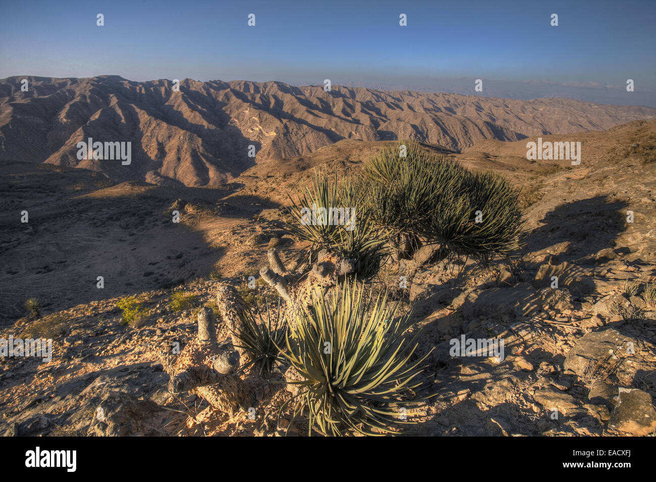 Mountains, Rakhyut, Jabal Al Qamar, Oman Stock Photo - Alamy