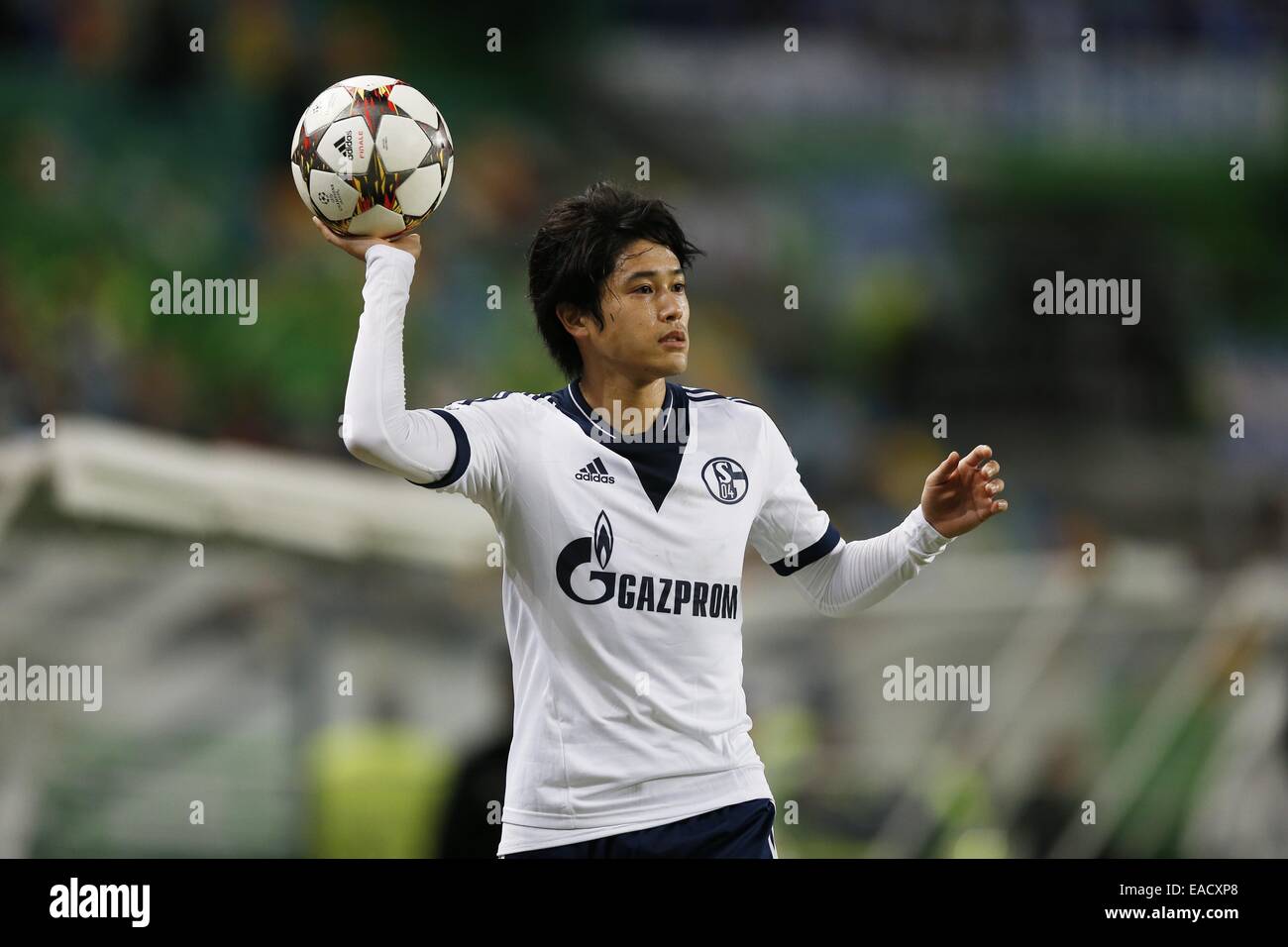 Lisbon, Portugal. 5th Nov, 2014. Atsuto Uchida (Schalke) Football ...