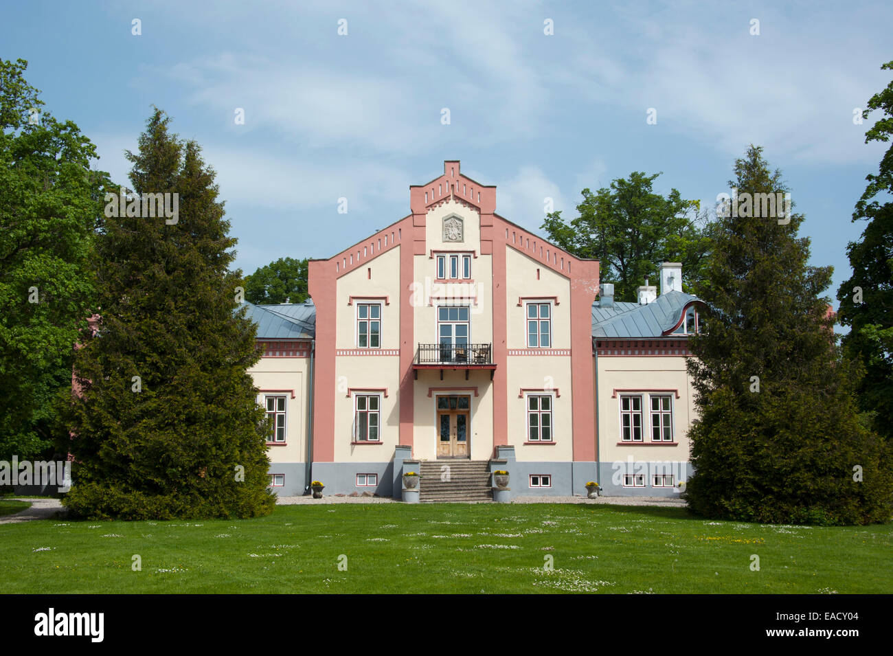Pädaste Manor, Pädaste, Muhu Island, Estonia, Baltic States Stock Photo ...