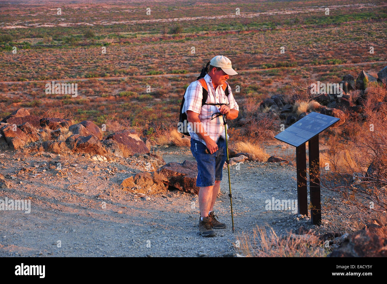 This trail sign marks the entrance to the Three Rivers Trail, a popular ...