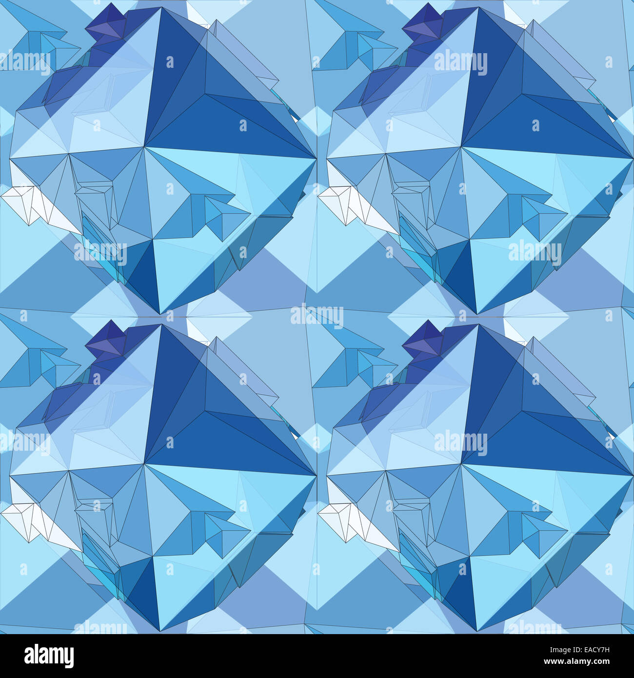 Crystal. Seamless 3D Geometric background Stock Photo - Alamy