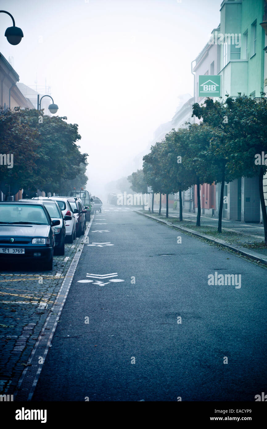 Empty city road hi-res stock photography and images - Alamy