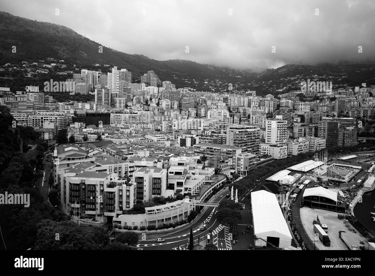 Monaco Black and White Stock Photos & Images - Alamy