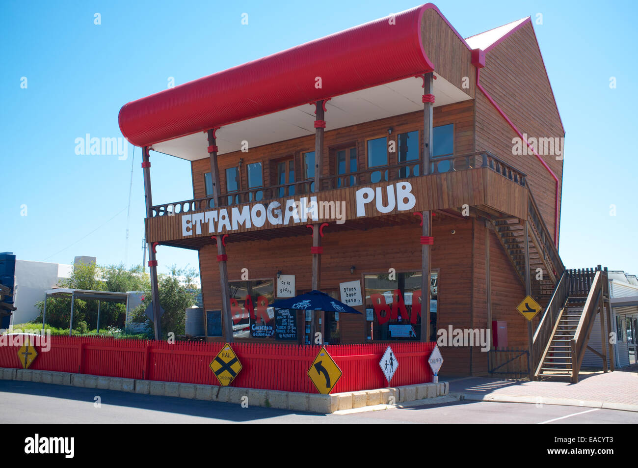 The quirky Ettamogah Pub in Cunderdin, Western Australia Stock Photo ...