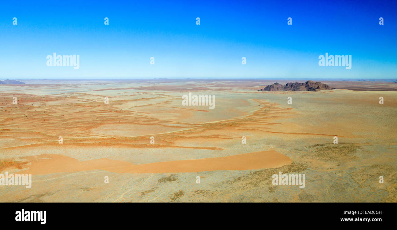Aerial view, Namib Desert, NamibRand Nature Reserve, Namibia Stock ...
