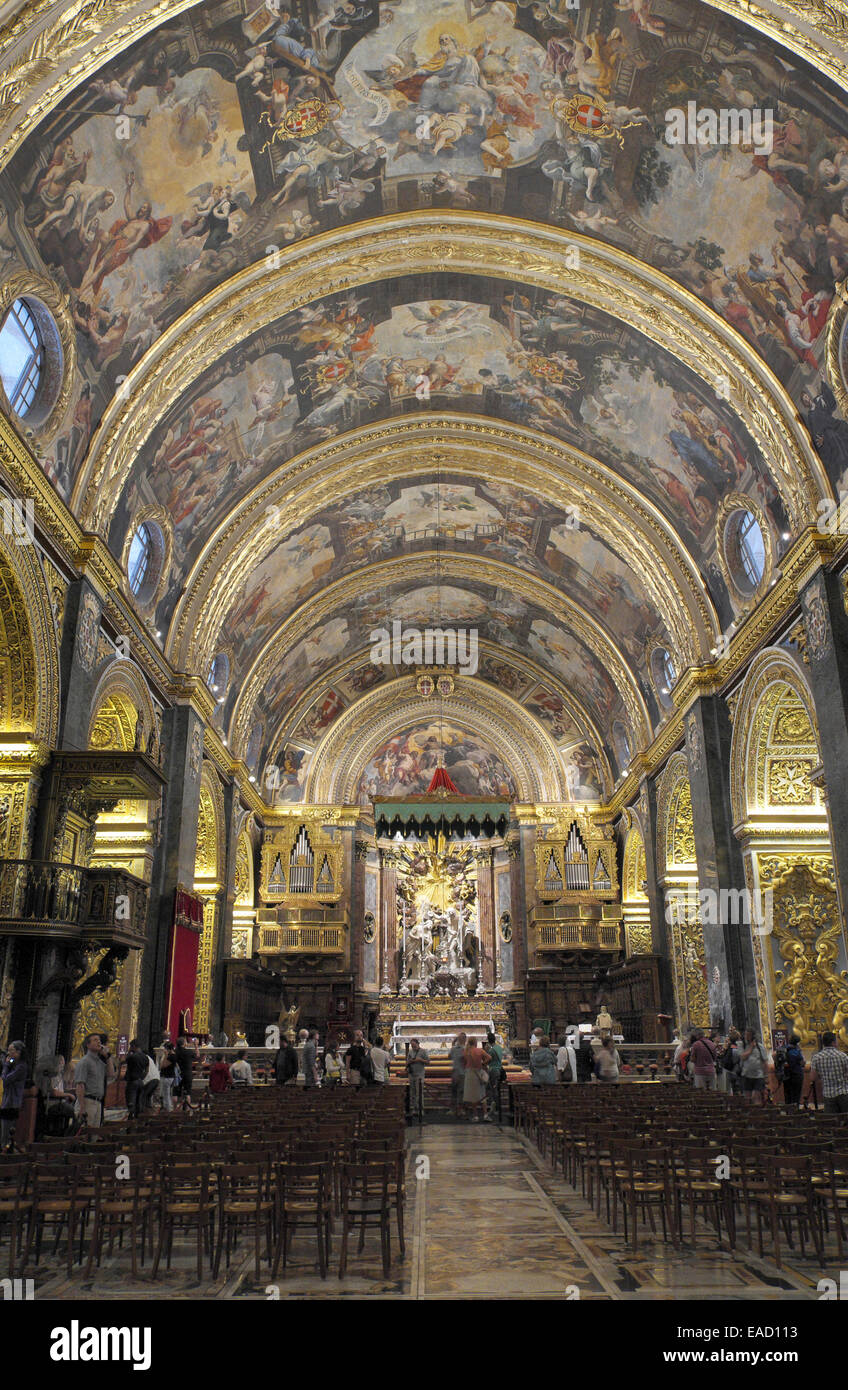 St. John's Co-Cathedral, Valletta, Malta Stock Photo - Alamy