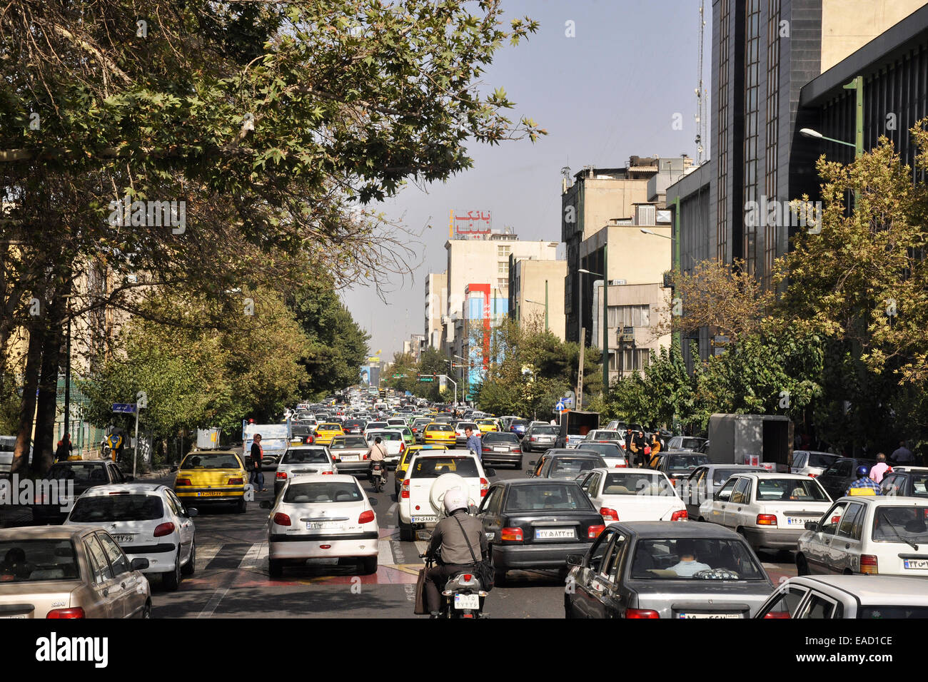Iran, Teheran, traffic Stock Photo - Alamy