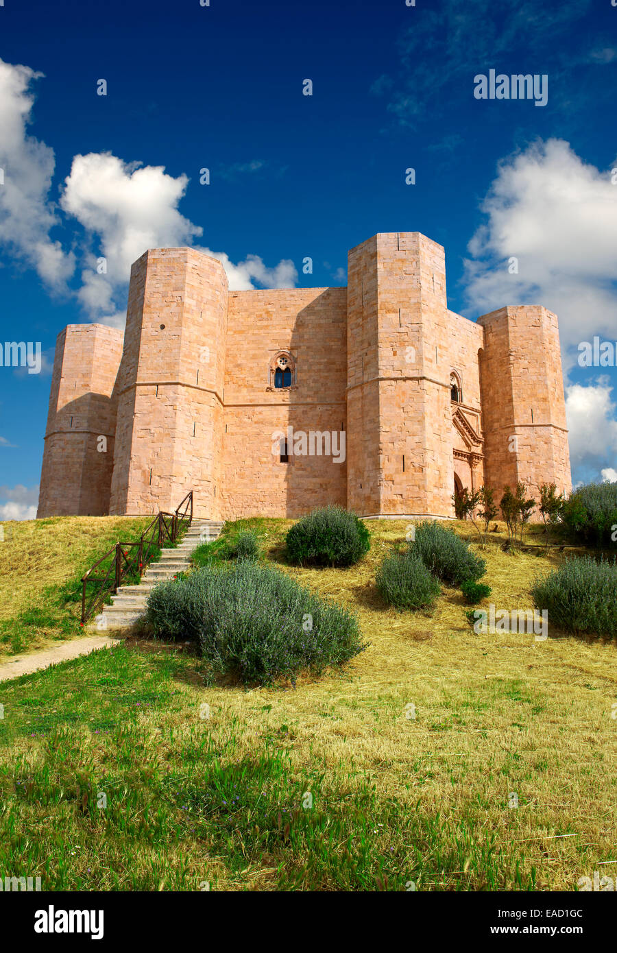 Castel del Monte, a medieval octagonal castle, Andria, Apulia, Italy ...