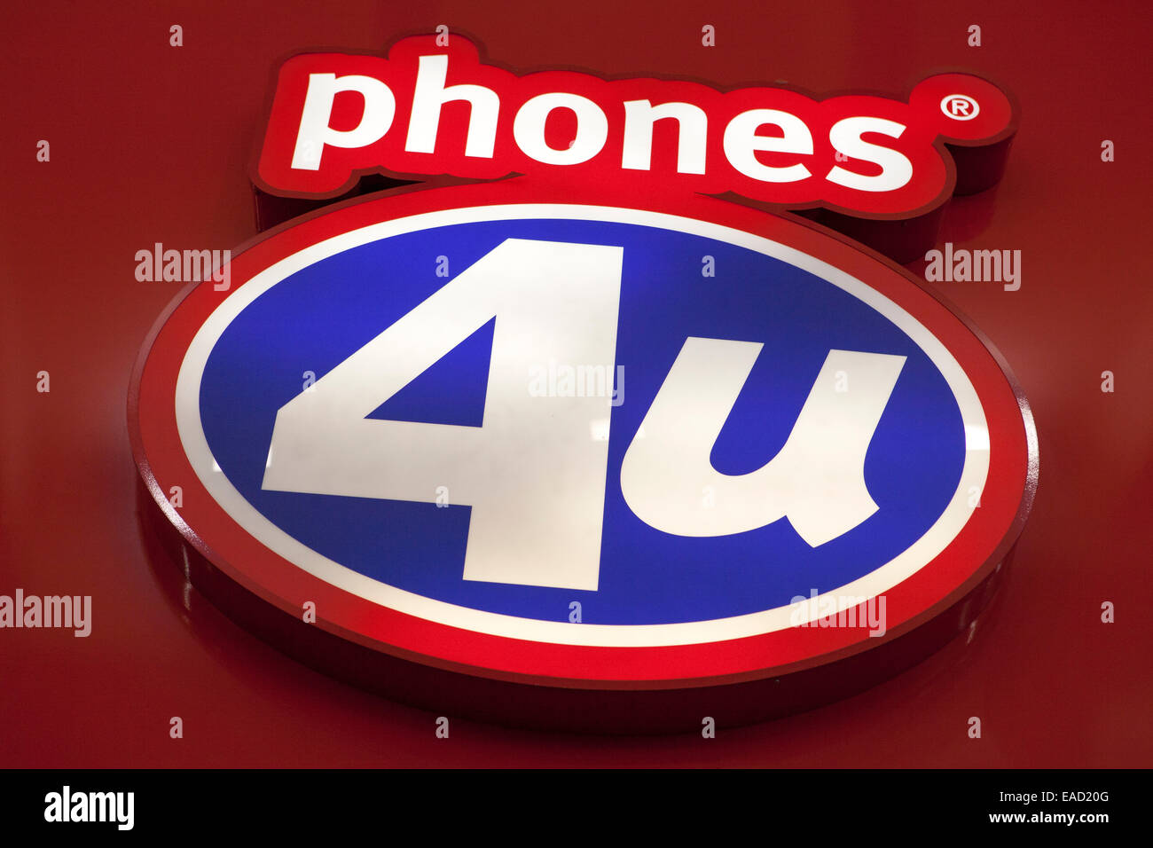 Phones4U Phones 4U Phones 4 U Corporate Signs, Southport, UK Stock Photo - Alamy