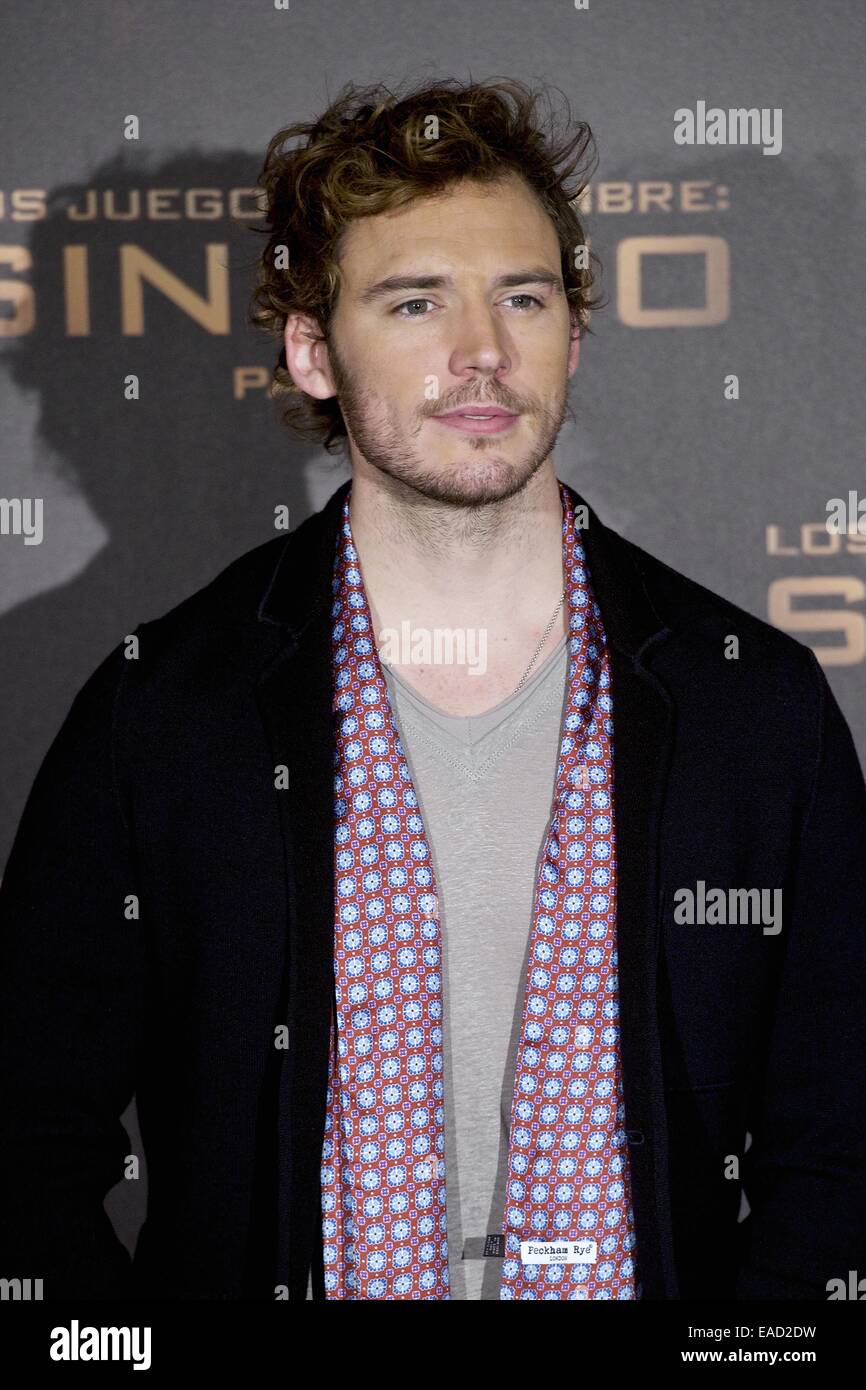 Madrid, Madrid, Spain. 12th Nov, 2014. British Actor Sam Claflin ...