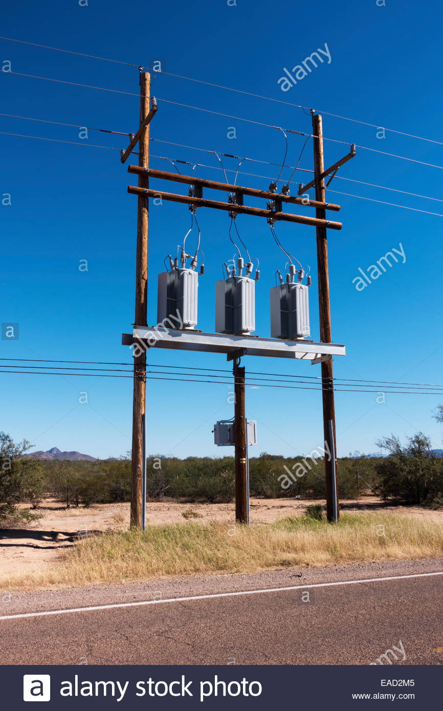 Poles Of A High Voltage Power Line High Resolution Stock Photography ...