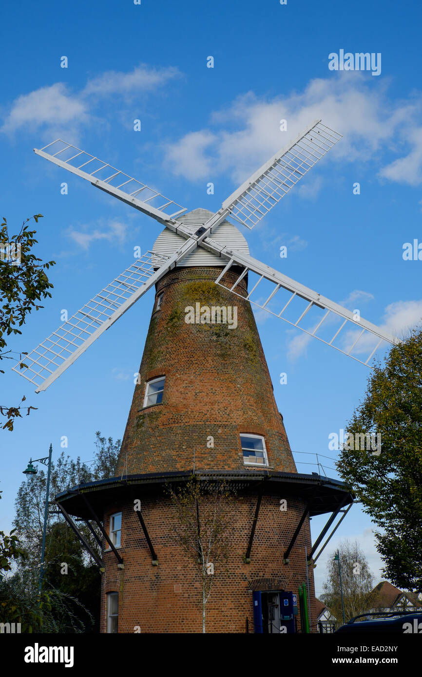 grade II listed Rayleigh Windmill Kentish cap winded six bladed fantail ...