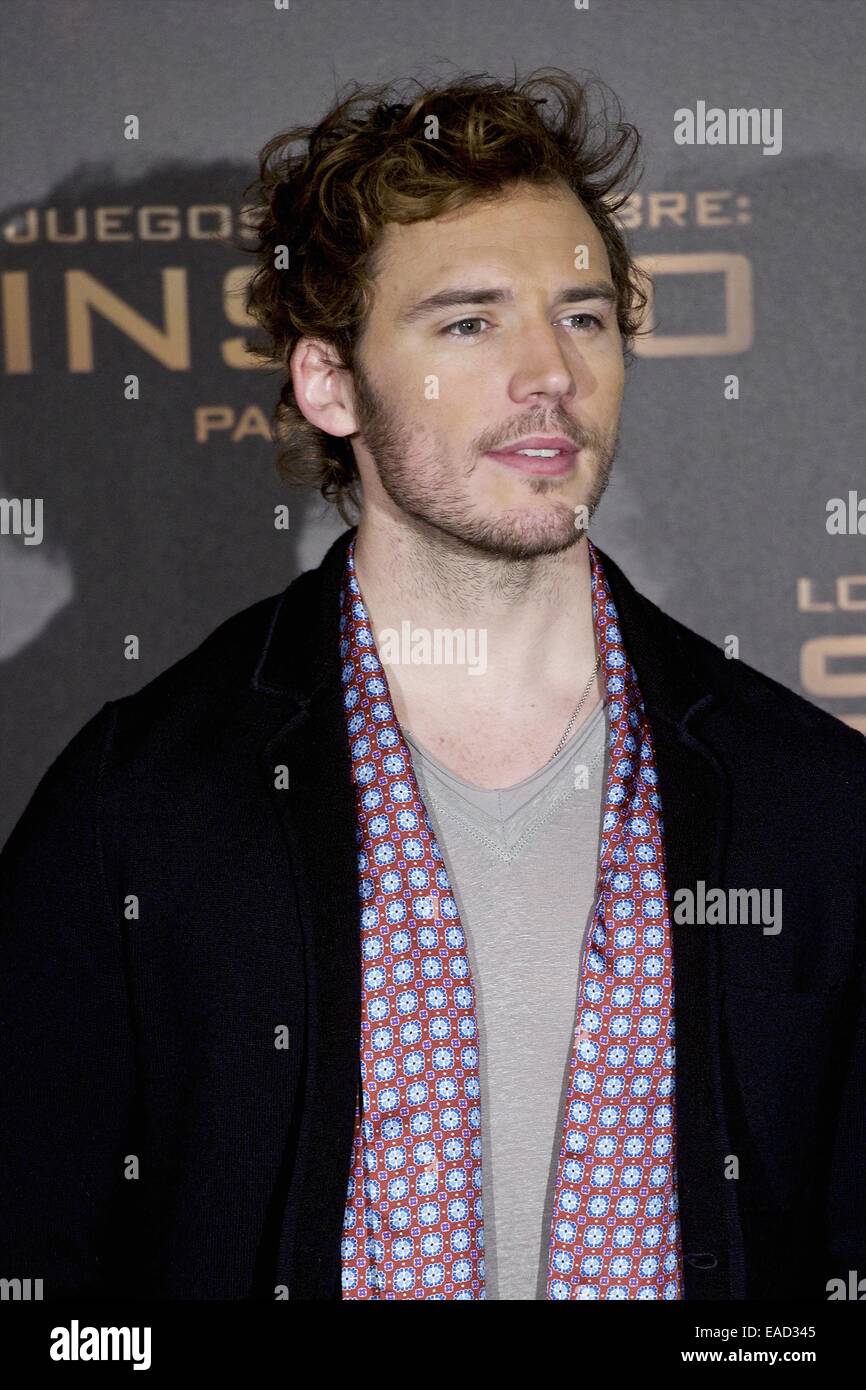 Madrid, Madrid, Spain. 12th Nov, 2014. British Actor Sam Claflin ...