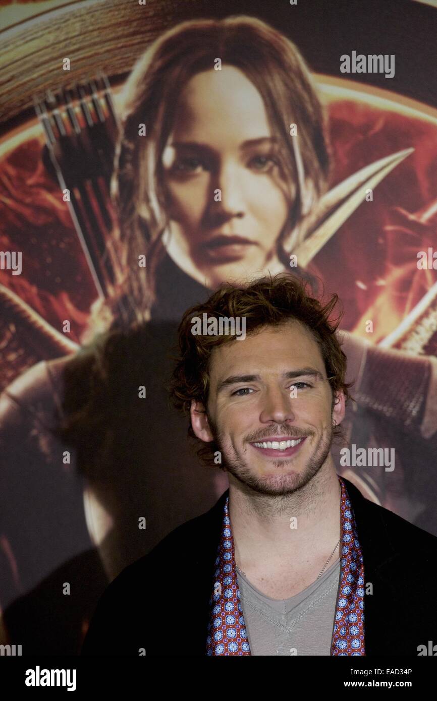 Madrid, Madrid, Spain. 12th Nov, 2014. British Actor Sam Claflin ...
