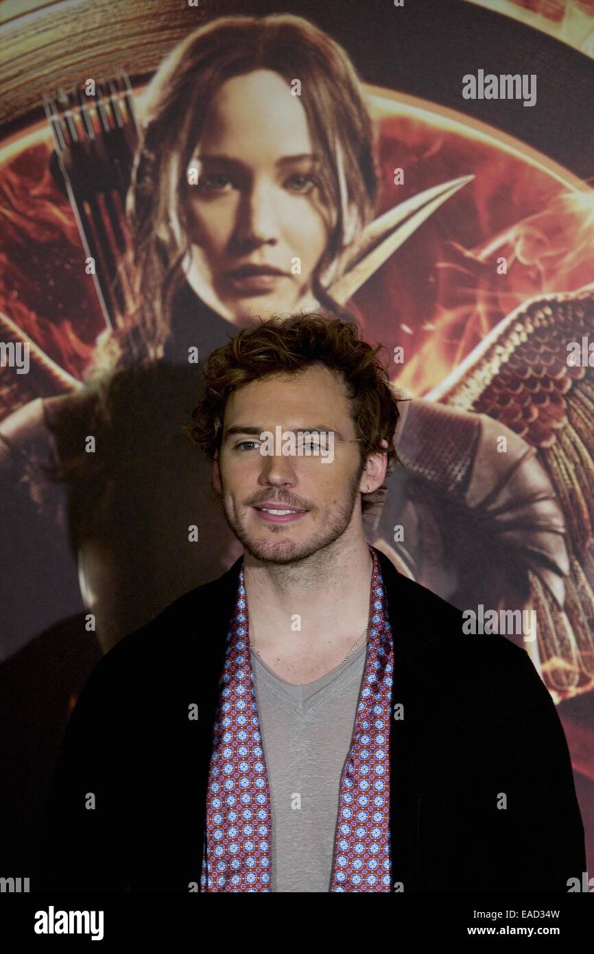 Madrid, Madrid, Spain. 12th Nov, 2014. British Actor Sam Claflin ...