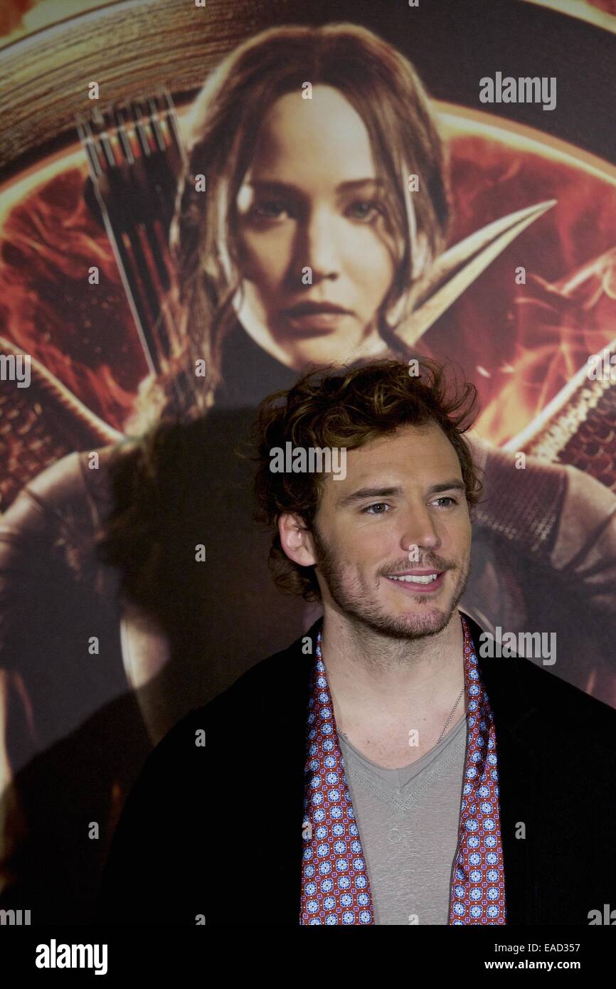 Madrid, Madrid, Spain. 12th Nov, 2014. British Actor Sam Claflin ...