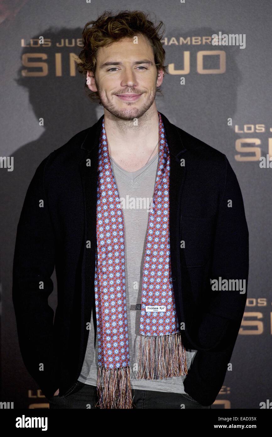Madrid, Madrid, Spain. 12th Nov, 2014. British Actor Sam Claflin ...