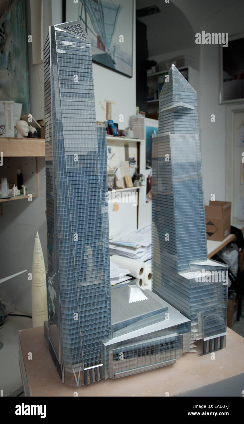 Manhattan, New York, USA. 8th Nov, 2014. The Hudson Yards project ...