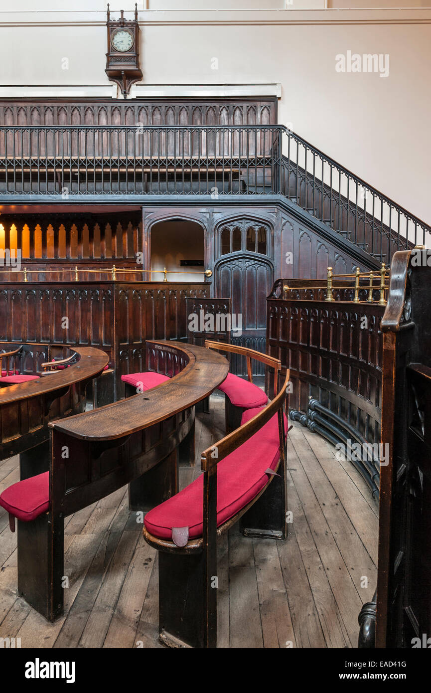 Lancaster Castle, Lancashire, UK. The 18c Crown Court Stock Photo - Alamy