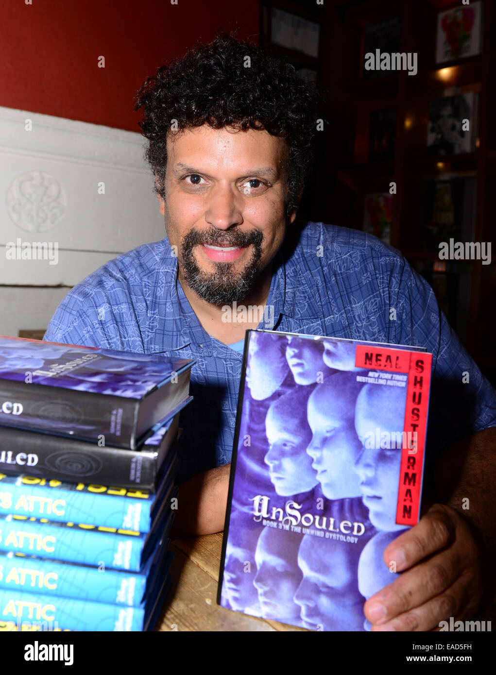 Neal Shusterman signs copies of his young readers book 'Unwind Series ...