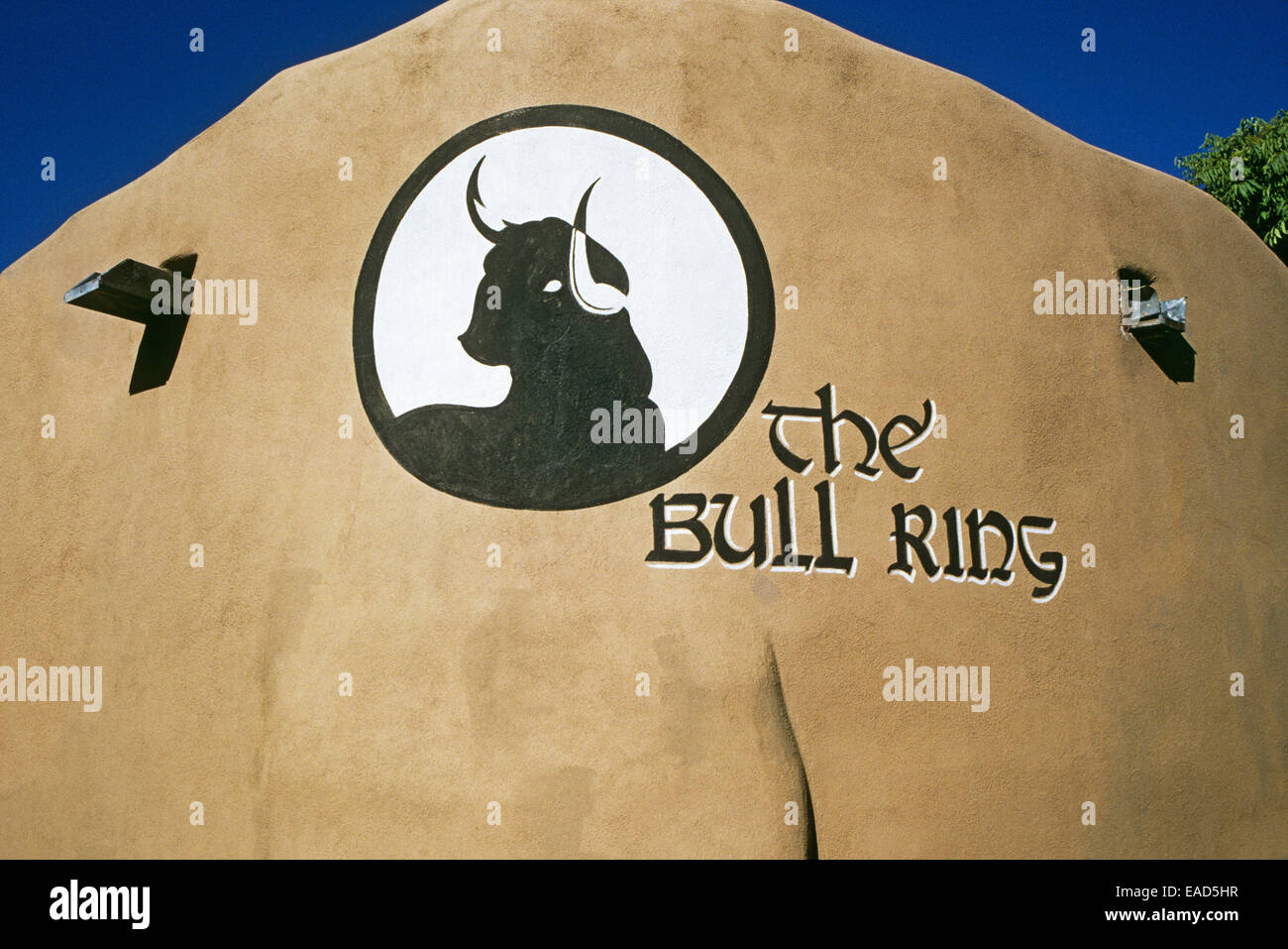 The famous Bull Ring Restaurant in Santa Fe, New Mexico Stock Photo - Alamy
