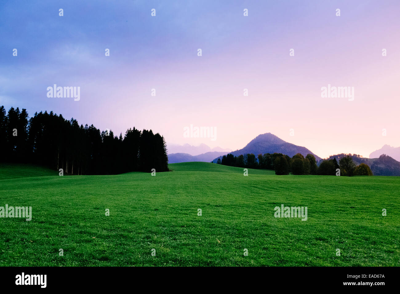 Sunset after rain, Kaiserwinkl, Tirol Austria Stock Photo - Alamy