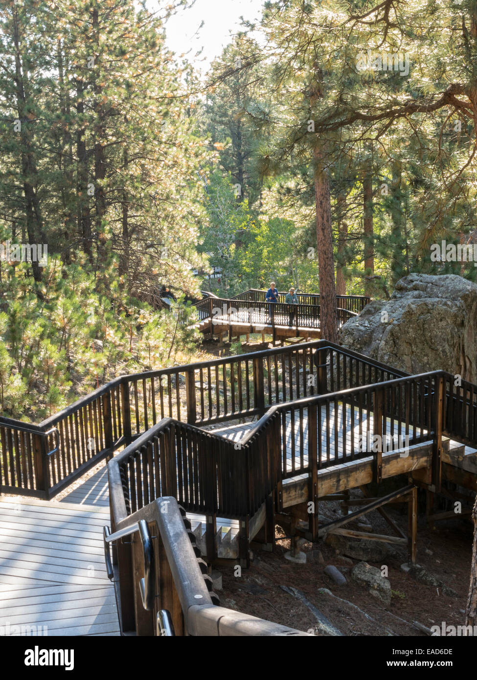Presidential Trail, Mount Rushmore National Memorial, SD, USA Stock ...