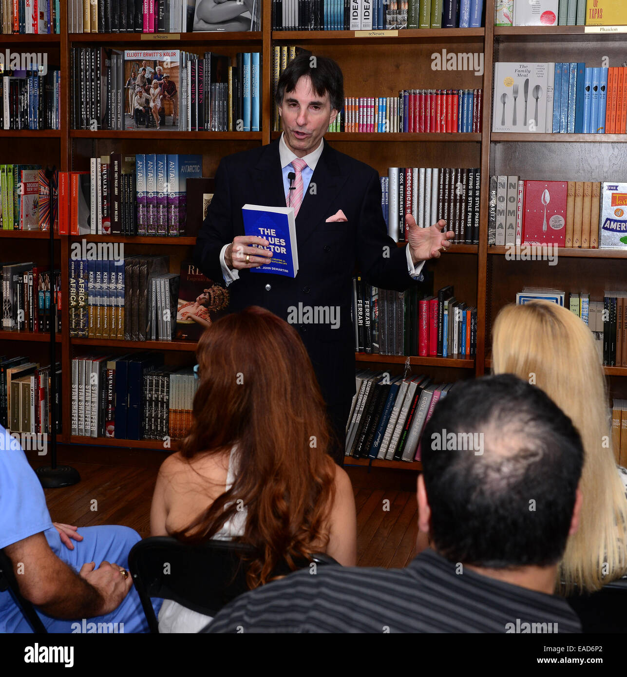 Author Dr. John Demartini signs copies of his book 'The Values Factor ...