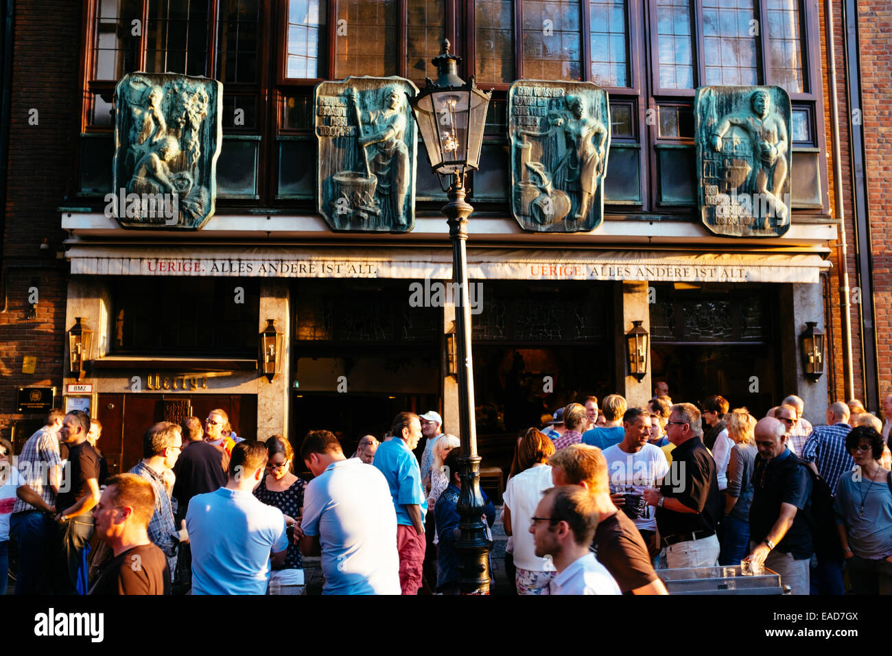 Uerige pub and brewery, Dusseldorf, Germany Stock Photo - Alamy